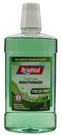 Brightol Kosher Mouthwash Fresh Mint 16.9 fl oz - Koshervitamins.com