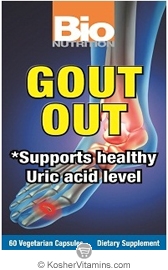 Bio Nutrition Gout Out Vegetarian Suitable Not Certified Kosher 60 ...