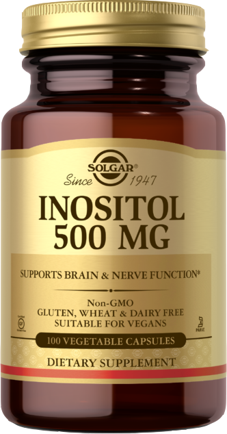 Solgar Kosher Inositol 500 Mg 100 Vegetable Capsules - Koshervitamins.com