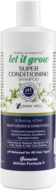 Genuine African Formula Kosher Let-it-Grow Super Conditioning Shampoo ...