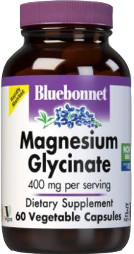 Bluebonnet Kosher Magnesium Glycinate 60 Capsules - Koshervitamins.com