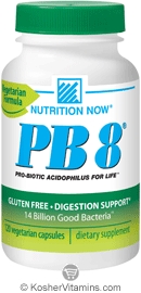 Nutrition Now PB8 Acidophilus Complex Vegetarian Suitable not Certified ...