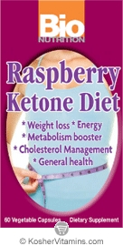 Bio Nutrition Raspberry Ketone Diet Vegetarian Suitable Not Certified ...