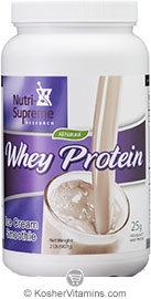 Nutri-Supreme Research Kosher Whey Protein Powder Ice Cream Smoothie ...