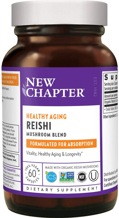 New Chapter Kosher Lifeshield Reishi: Anti-Aging + Longevity 60 Vcaps ...