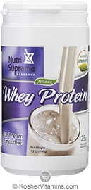 Nutri-Supreme Research Kosher Whey Protein Powder with Stevia ...