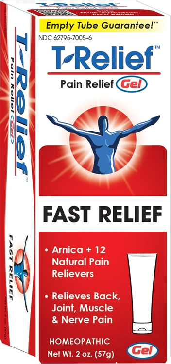 MediNatura T-Relief Fast Pain Relief Gel 1.76 OZ - Koshervitamins.com