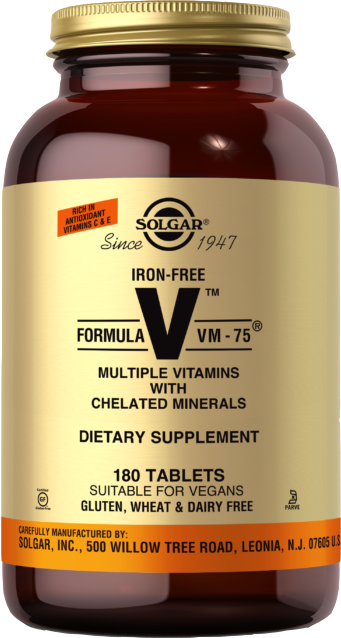 Solgar Kosher Formula VM-75 Multiple Vitamins with Chelated Minerals ...