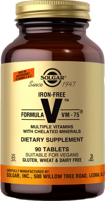 Solgar Kosher Formula VM-75 Multiple Vitamins with Chelated Minerals ...